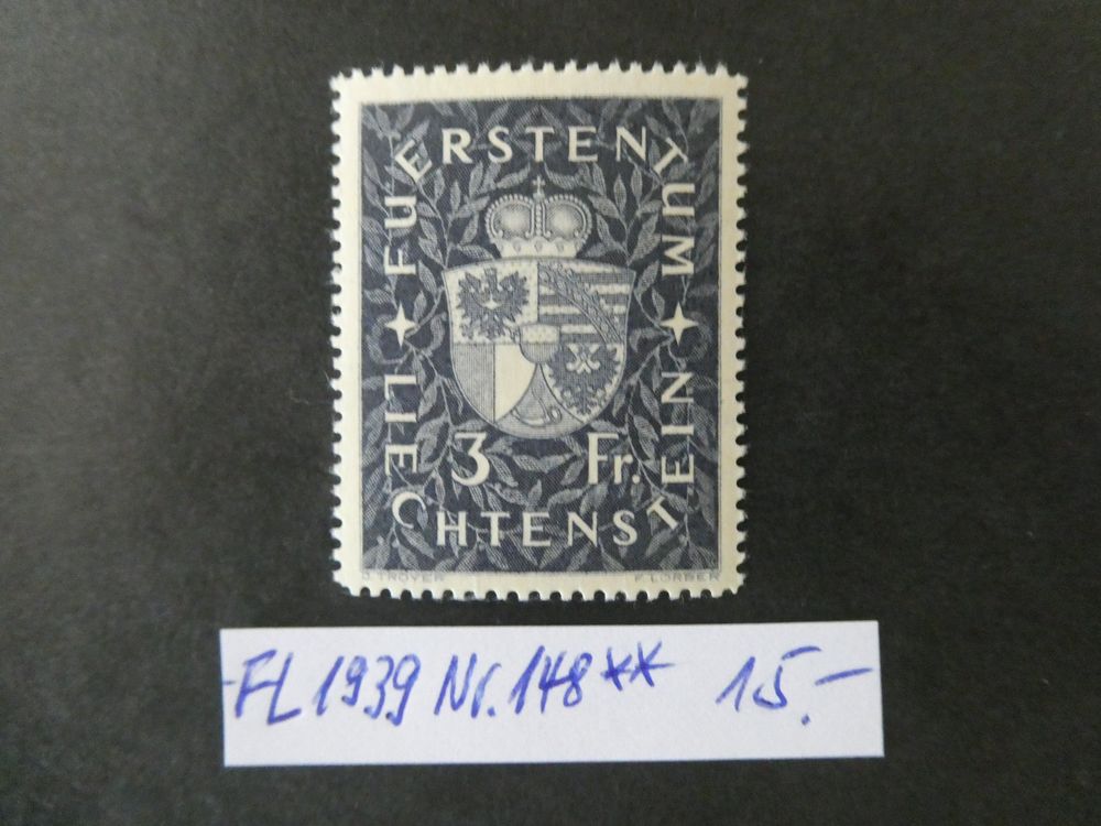 FL 1939 Nr. 148 postfrisch (Gebraucht) in Lausen für CHF 3 – mit Lieferung auf Ricardo kaufen