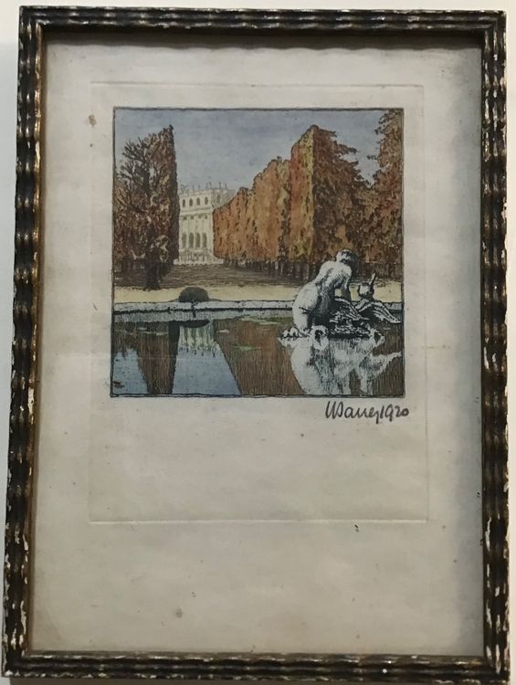 Walter SAUER (1889-1923) Radierung Handsigniert (Gebraucht) in Root für CHF 10 – mit Lieferung ...