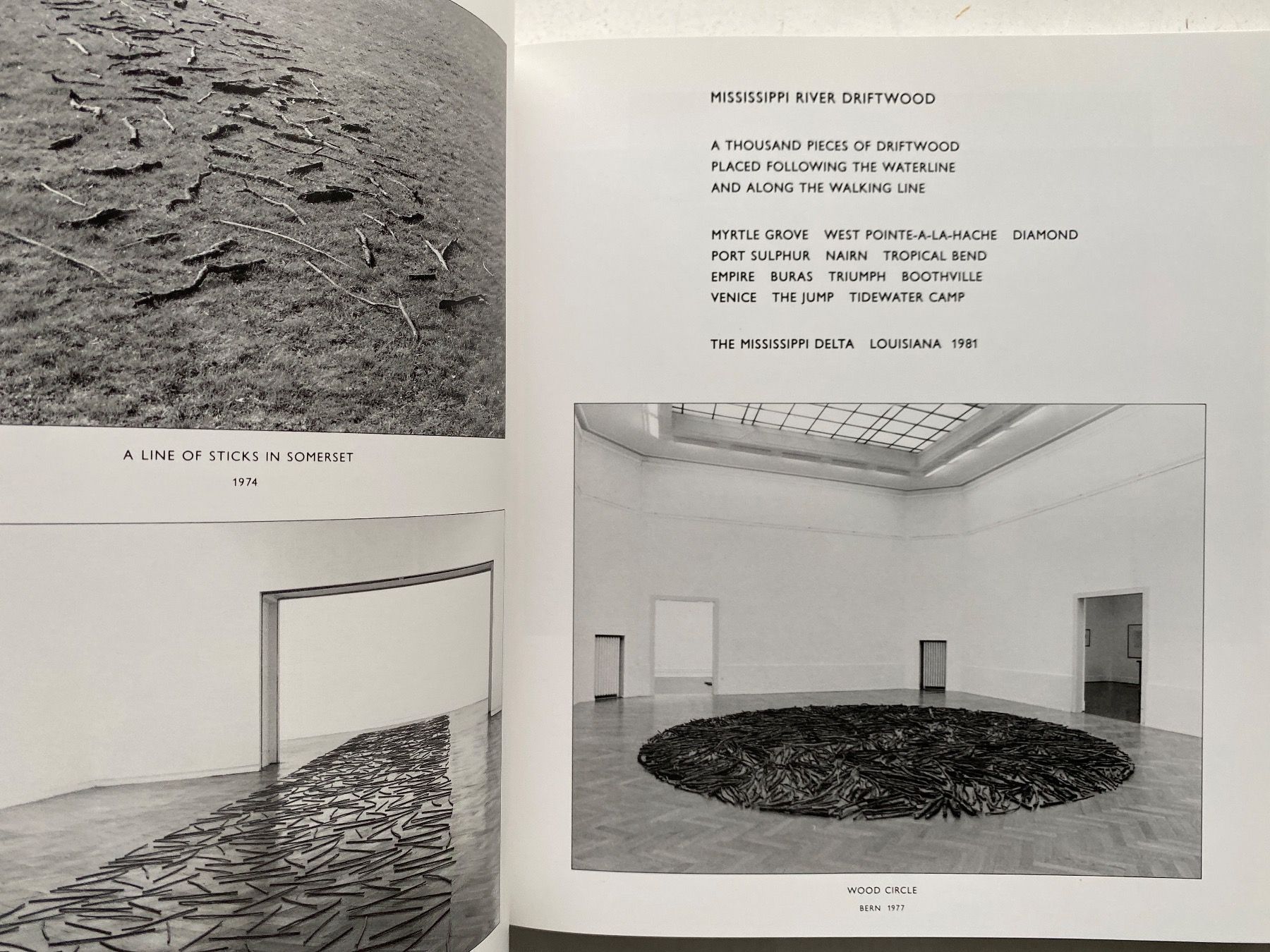 Richard LONG. Land Art. W.de Maria. Robert Smithson. Holt. (Gebraucht ...