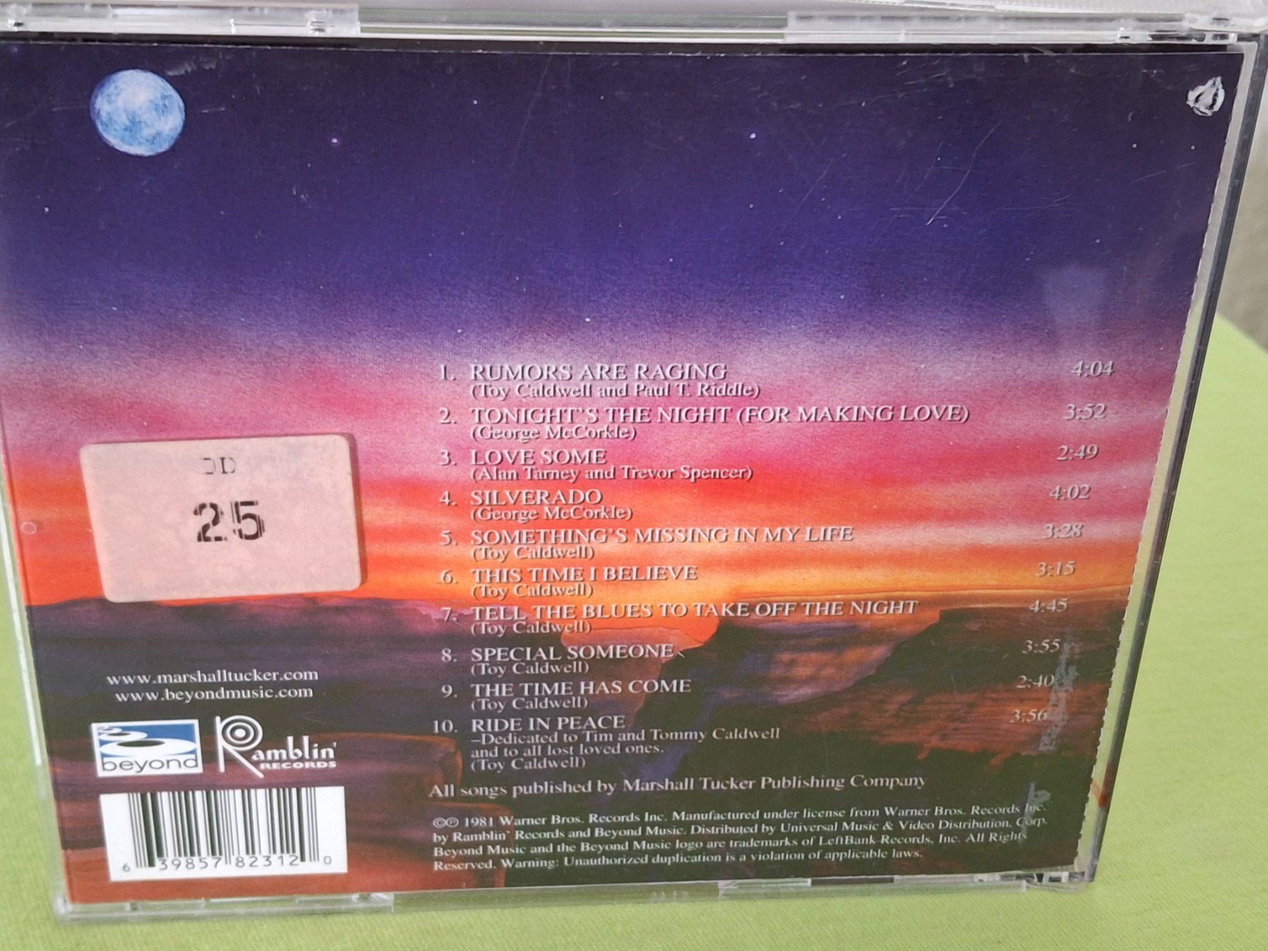 CD The Marshall Tucker Band - Dedicated/ Southern-Rock🎧👍 (Gebraucht) in ...