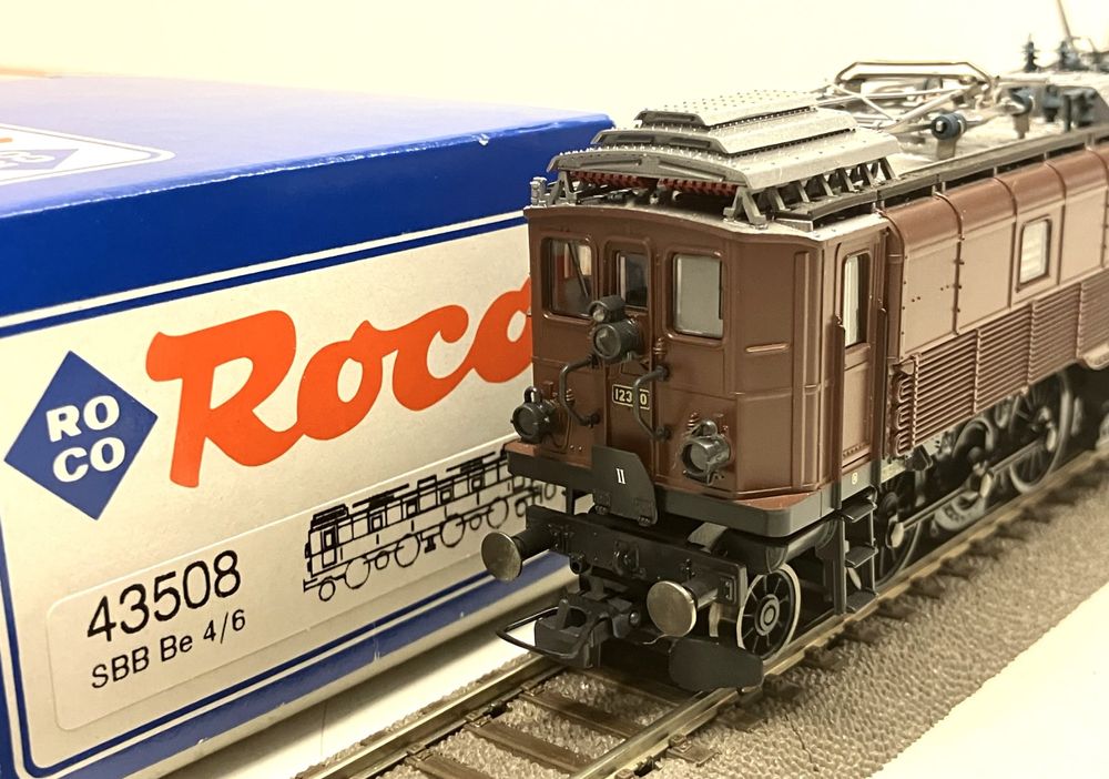 Roco 43508 H0 DC= schöne Oldtimer-Lok Be 4/6 SBB 12320 braun (Neu ...