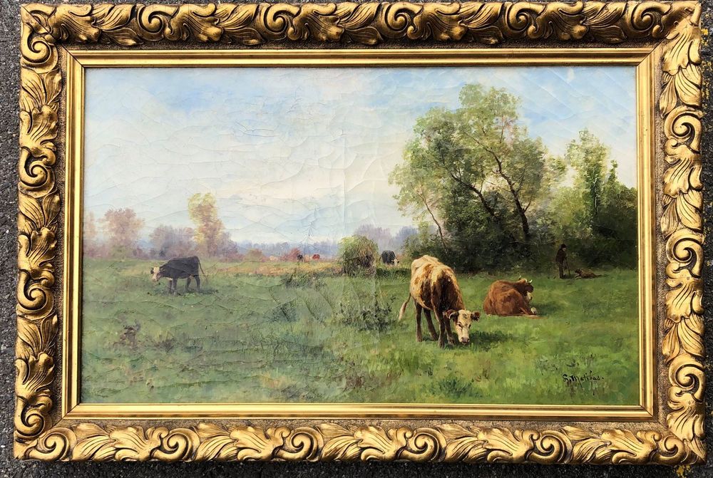 Louis Rémy Matifas Orig. Gemälde | Comprare su Ricardo