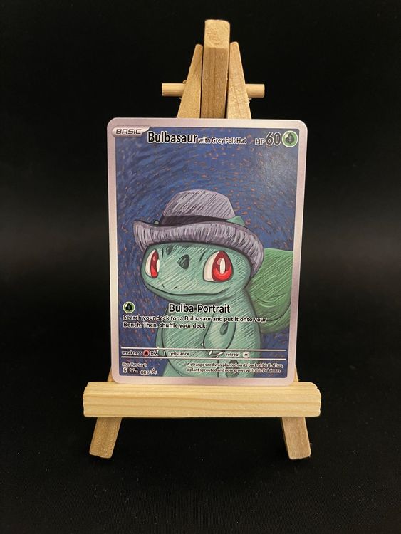 Pokémon van Gogh Bulbasaur (Bisasam) with Grey Felt Hat | Acheter sur ...