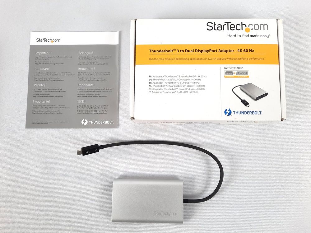 STARTECH Thunderbolt 3 zu Dual DisplayPort Adapter (Neu (gemäss Beschreibung)) in Beinwil am See ...