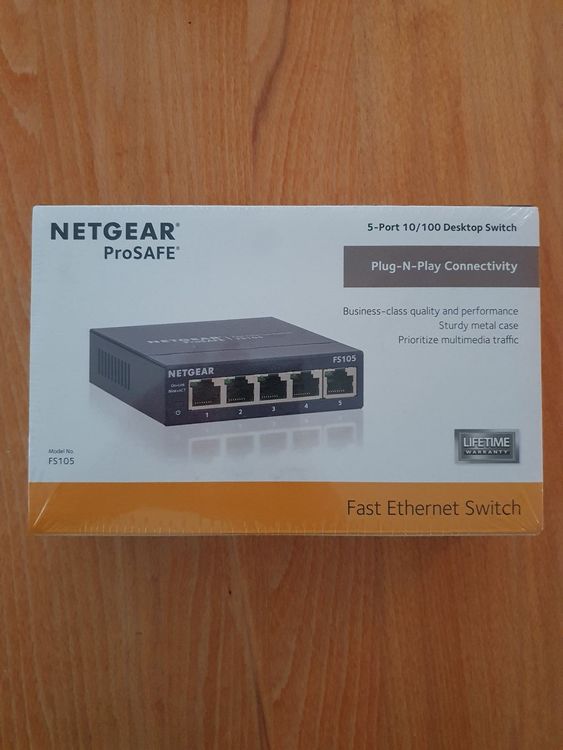 5-Port Fast Ethernet Switch (Neu und originalverpackt) in Ziefen für ...