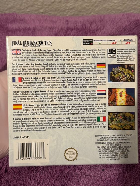 Final Fantasy Tactics Advance - Game Boy Advance (GBA) To... (Gebraucht ...