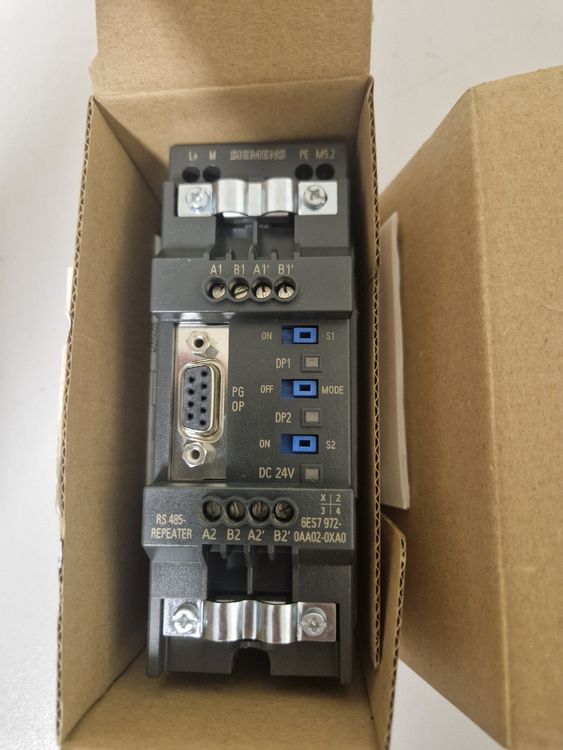 Siemens SIMATIC DP RS-485 Repeater Modul 6ES7 972-0AA02-0XA0 (Neu und originalverpackt) in ...