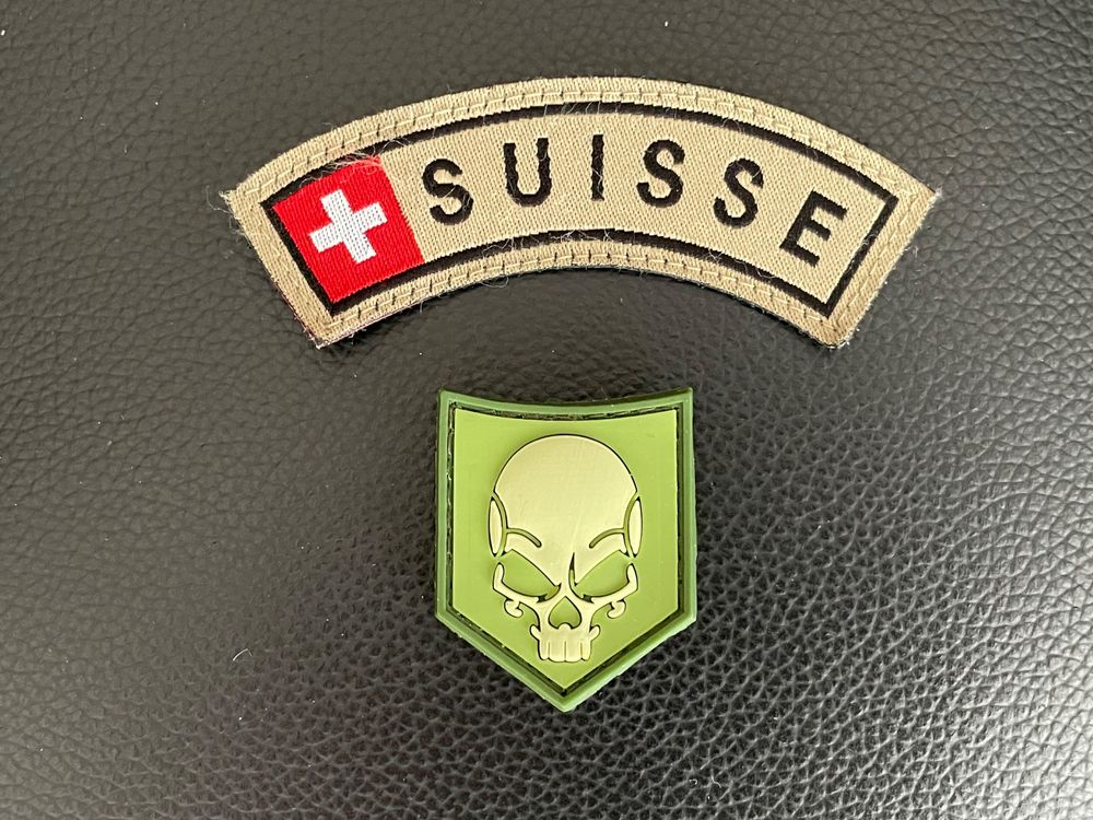 Patch Armée Suisse + Skull | Kaufen auf Ricardo