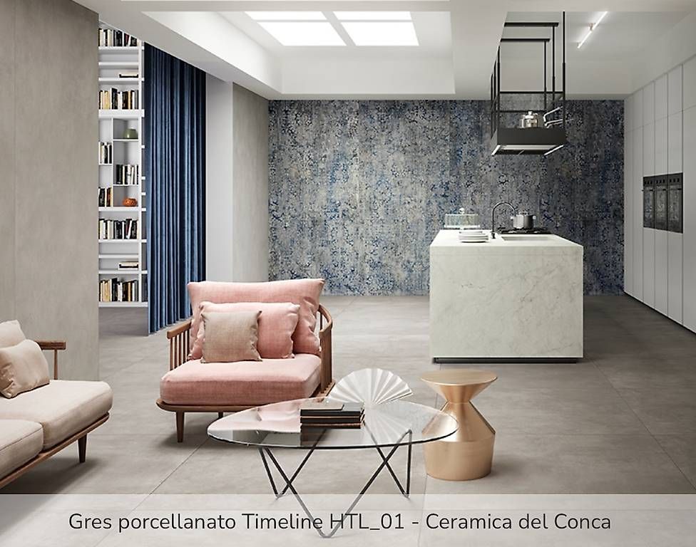 Carrelage béton ciré gris Del Conca Timeline" 60x120 (Neuf avec ...