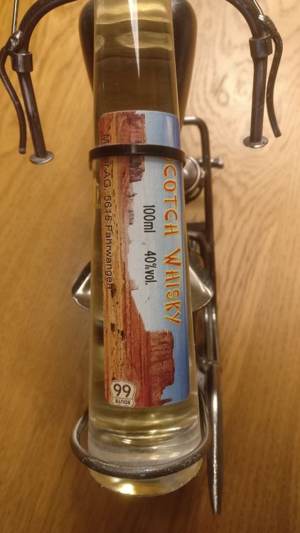 Chopper Motorrad Blech mit Whisky (Gebraucht) in Aarau Rohr für CHF 20 ...
