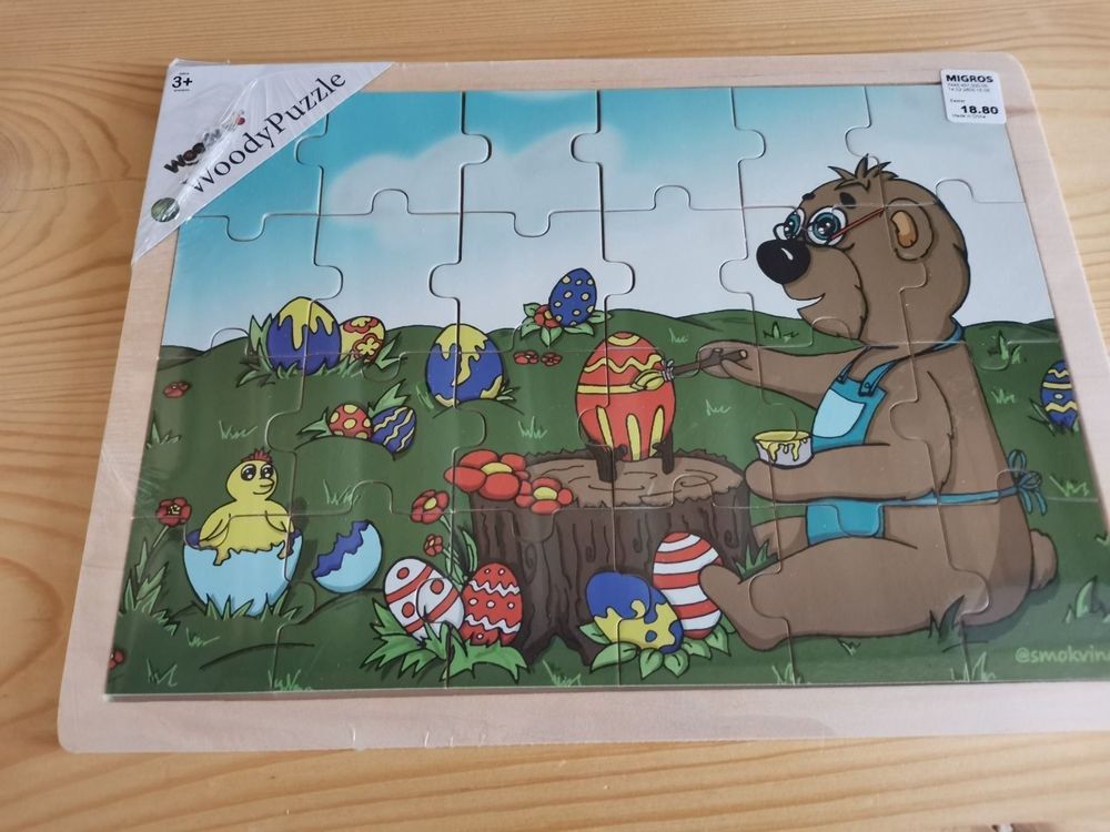 Puzzle Holz Ostern ovp und für OSTERN neu 24 teilig 3 + | Kaufen auf ...