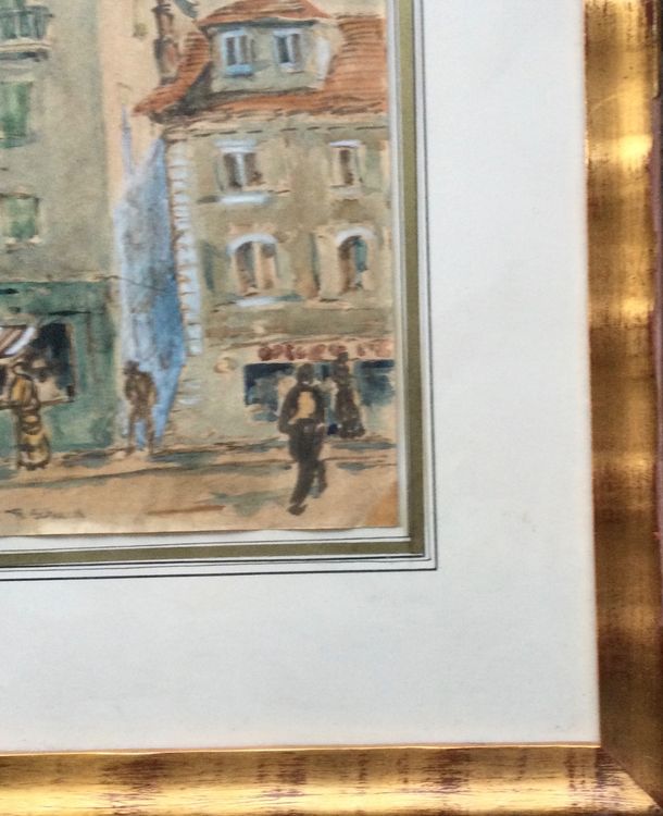Gassen Scene Aquarell Unleserlich Signiert (Gebraucht) in Root für CHF 10 – mit Lieferung auf ...