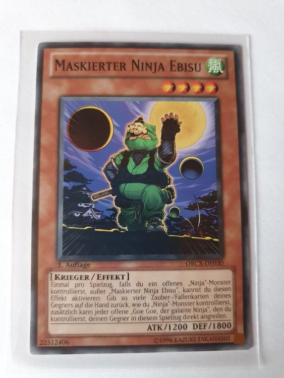 Yugioh maskierter Ninja Ebisu 1. Auflage (Gebraucht) in Oberdorf BL für ...