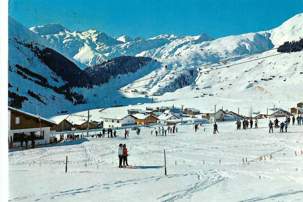 SEDRUN Skilift Valtgeva und Skiwiese 1981, Skigebiet Milez (Gebraucht) in Thun für CHF 1.9 – mit ...