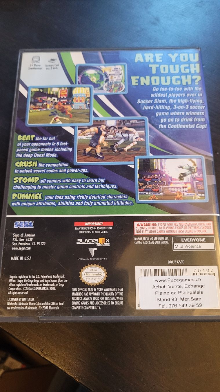 Sega Soccer Slam sur Nintendo Gamecube - Version US (D'occasion) à ...