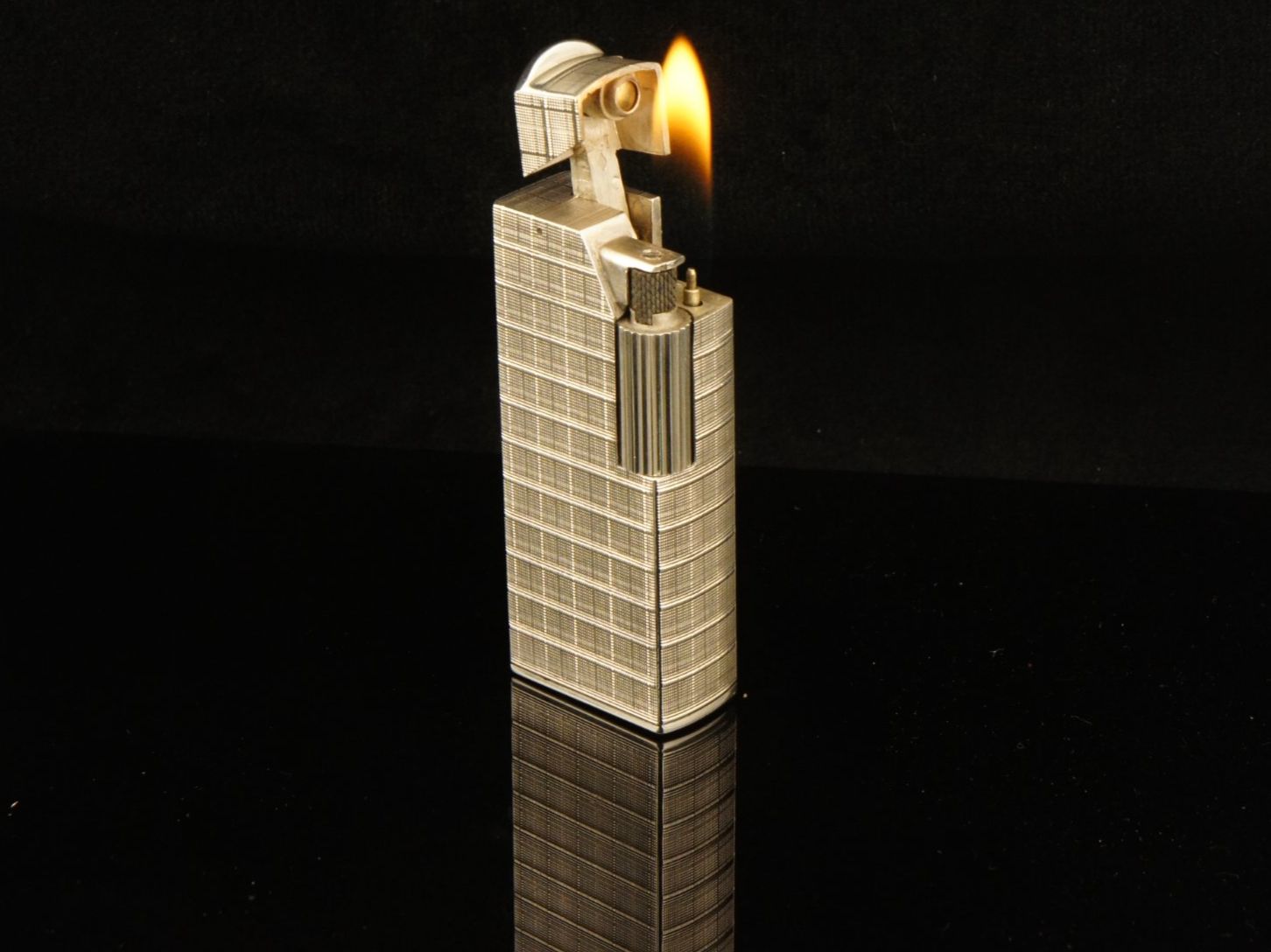DUNHILL Aldunil mini Feuerzeug massiv Sterlingsilber 70 Gr. (Gebraucht ...