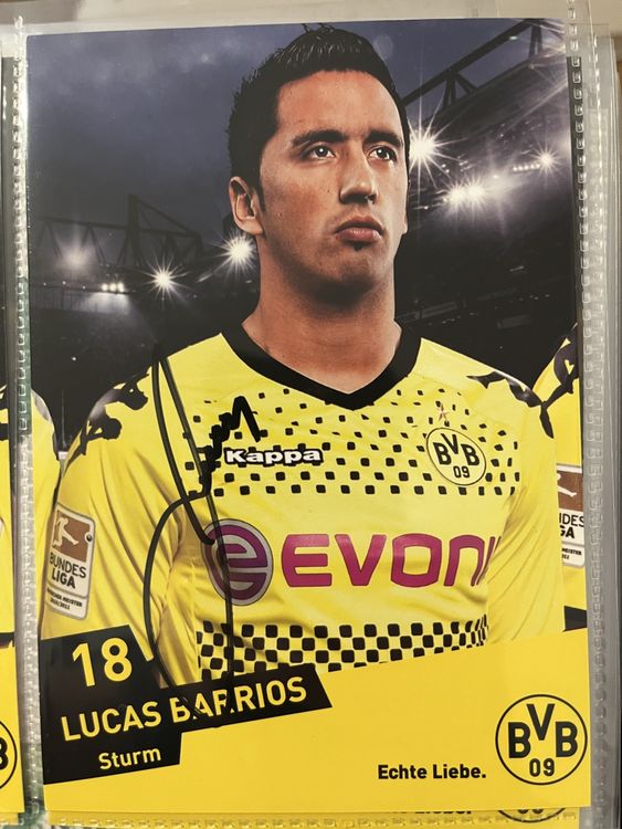 Lucas Barrios Autogrammkarte - Borussia Dortmund | Kaufen auf Ricardo