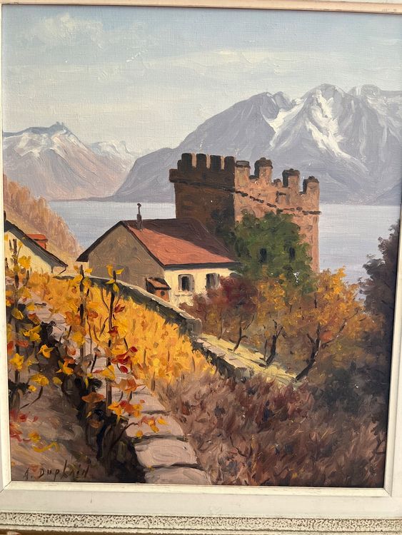 Lac Léman, Lavaux, signé Duplain | Kaufen auf Ricardo