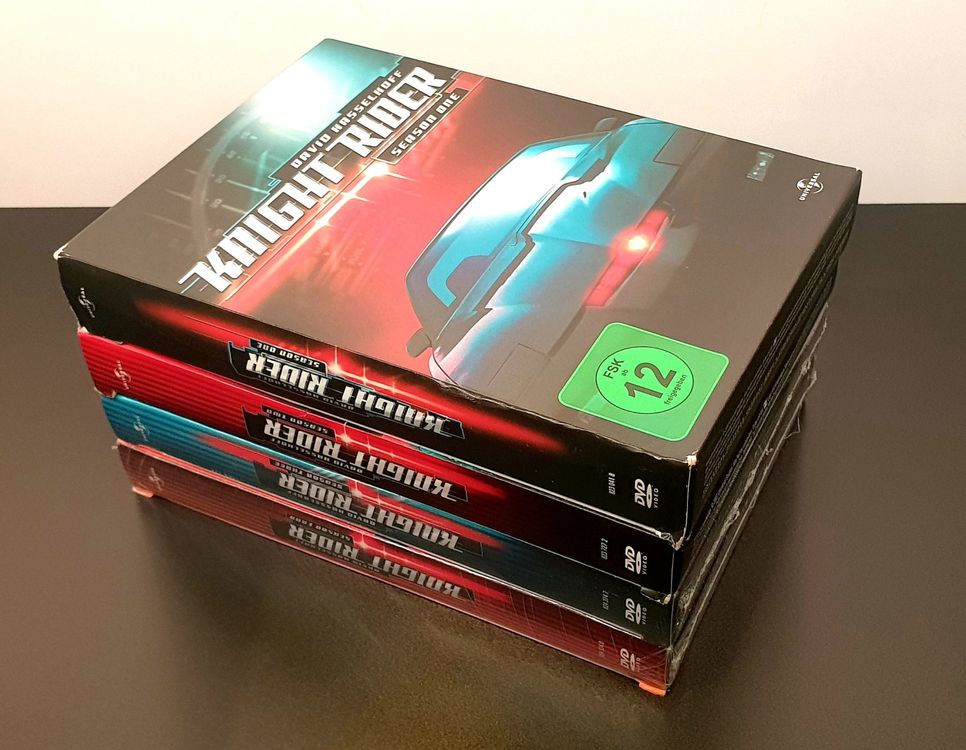 Knight Rider Komplette Serie 📀 DVD Season 1 2 3 4 (Gebraucht) in für ...