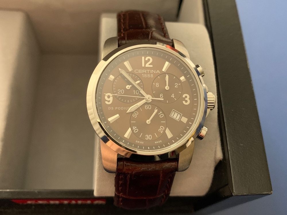 Certina DS Podium Chronograph 36mm Full Set läuft (Gebraucht) in Goldau für CHF 103 – mit ...