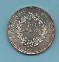 Frankreich 50Fr. 1976 Silber (Gebraucht) in LIESTAL für CHF 22 – mit Lieferung auf Ricardo kaufen