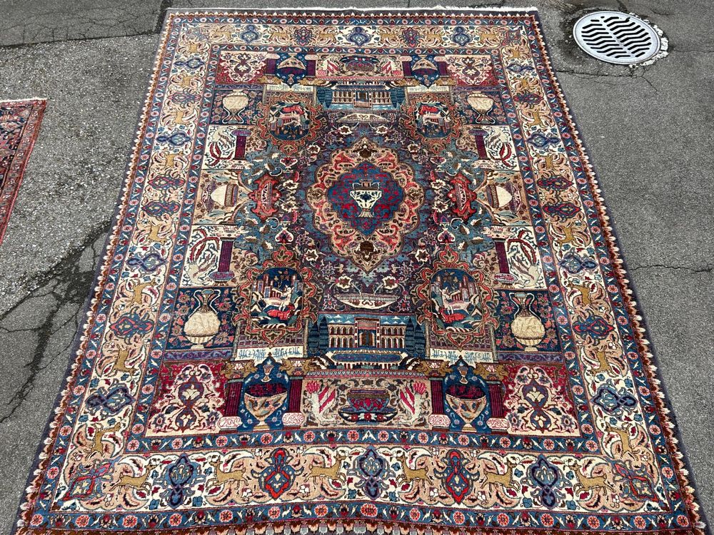 Einzigartiger, handgeknüpfter Teppich aus Persien (Gebraucht) in ...