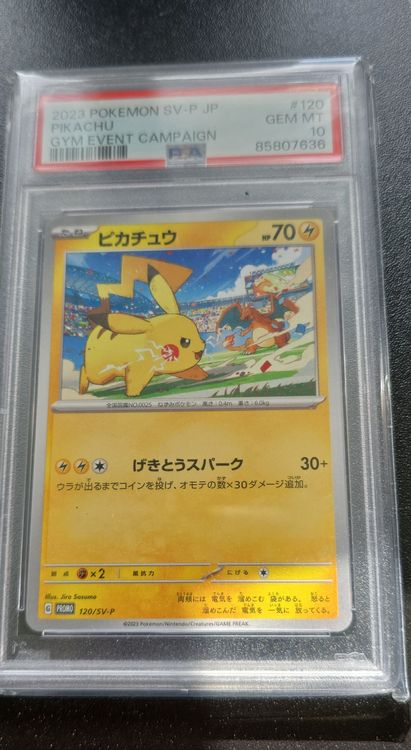 Pikachu Gym Event 2023 PSA 10 (Gebraucht) in Oberbüren für CHF 75 – mit ...
