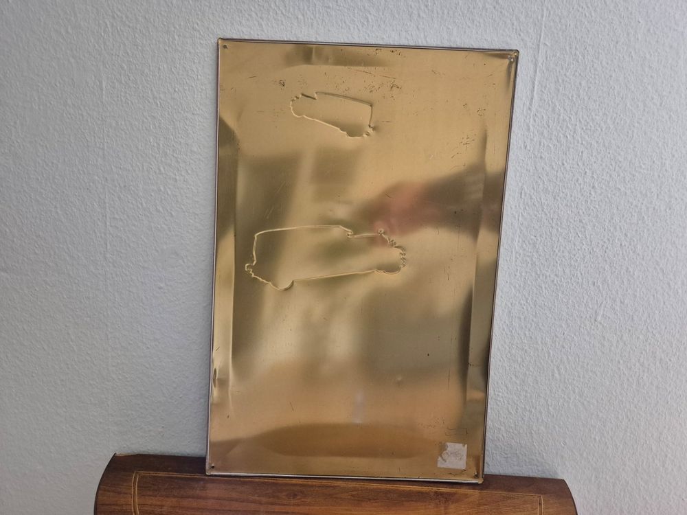 Blechschild Fiat Oldtimer Logo Werkstatt Retro Schild Blech (Gebraucht ...