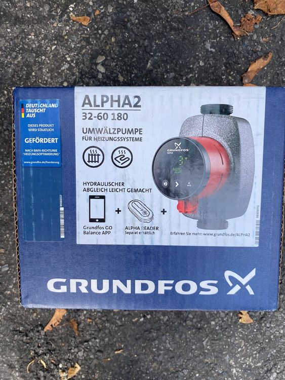 Heizungspumpe Grundfos Alpha2 32-60 180 (Gebraucht) in Bern für CHF 139 – mit Lieferung auf ...