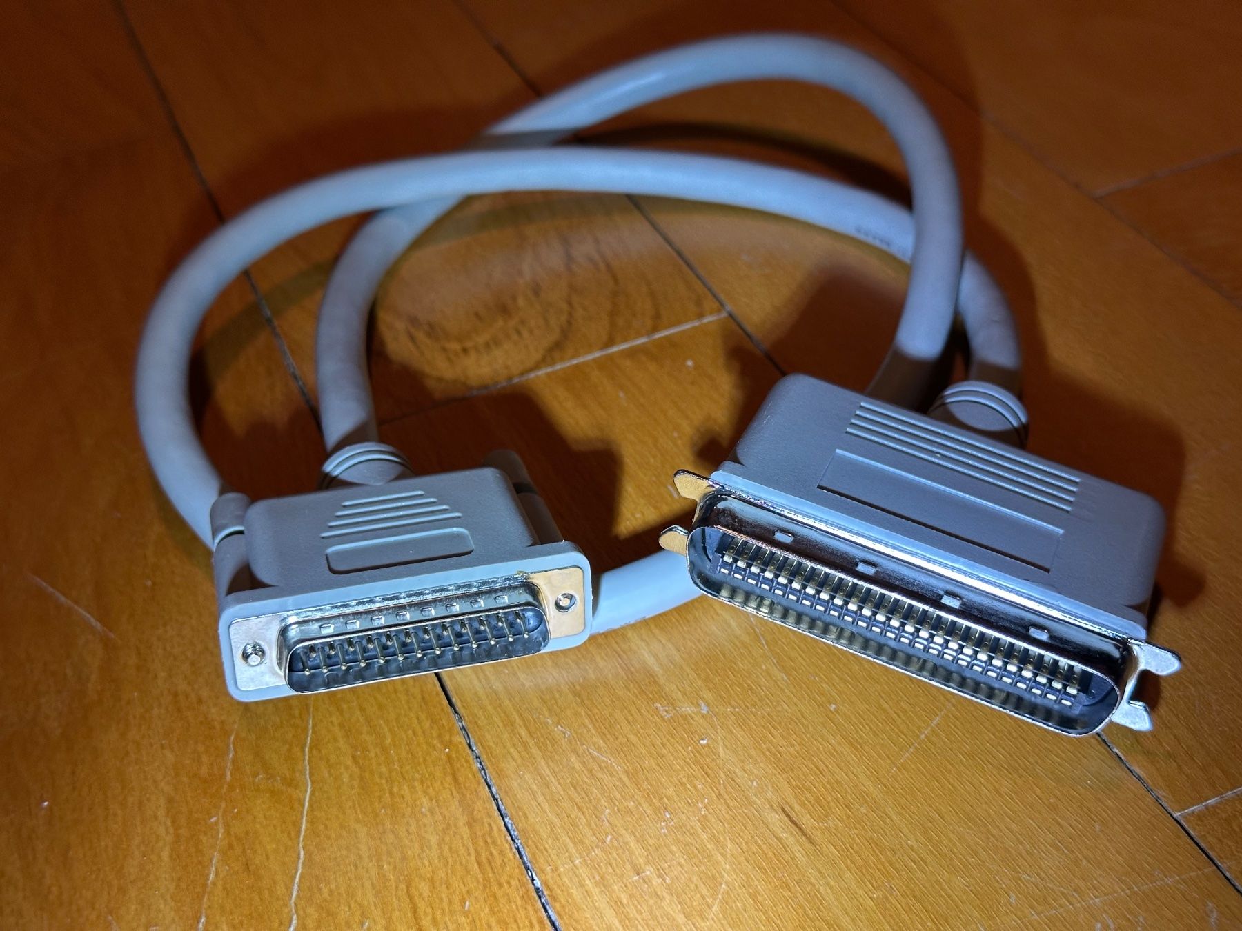 SCSI connector cable parallel Centronics 50 pin - DB25 40cm (Gebraucht ...