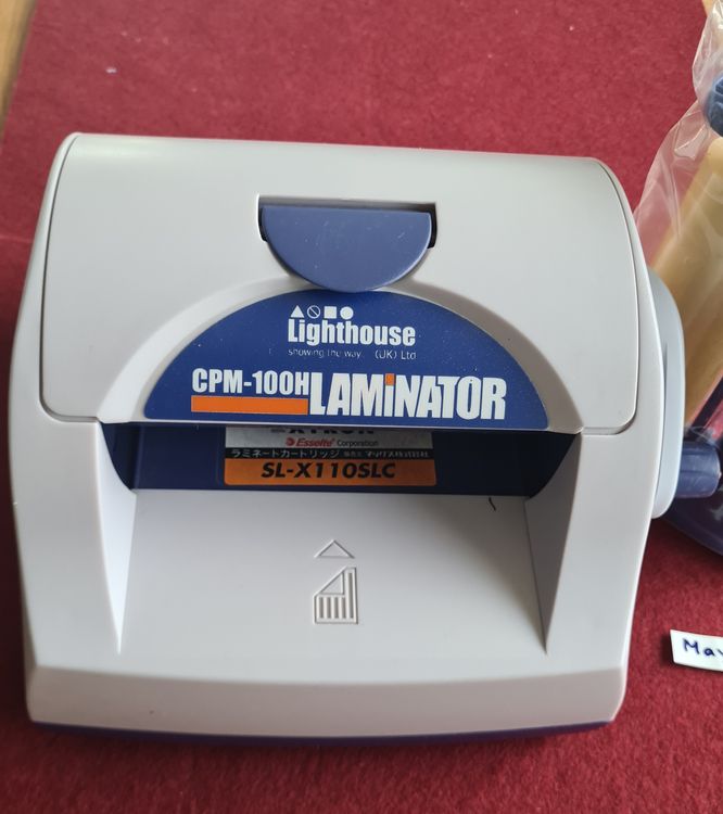 Laminiergerät Lighthouse CPM-100H LAMINATOR+Ersatzr. ab 25.- (Gebraucht ...
