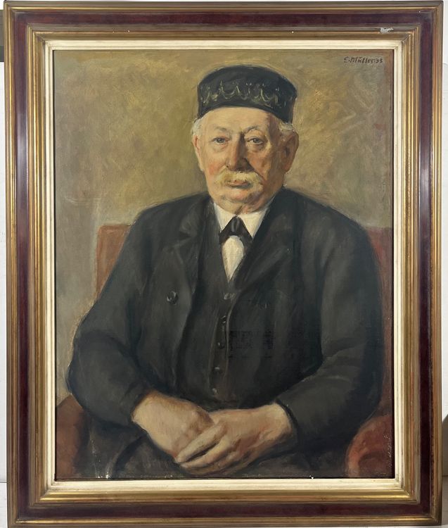 Ernst Müller Göls (1902-2001) Grosse Portrait Gemälde | Kaufen auf Ricardo