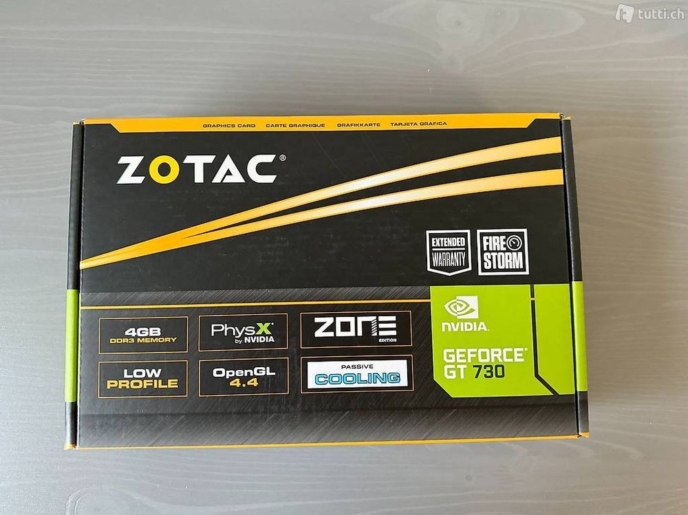 Zotac NVIDIA geforce GT 730 4 GB (Neu und originalverpackt) in Berneck ...