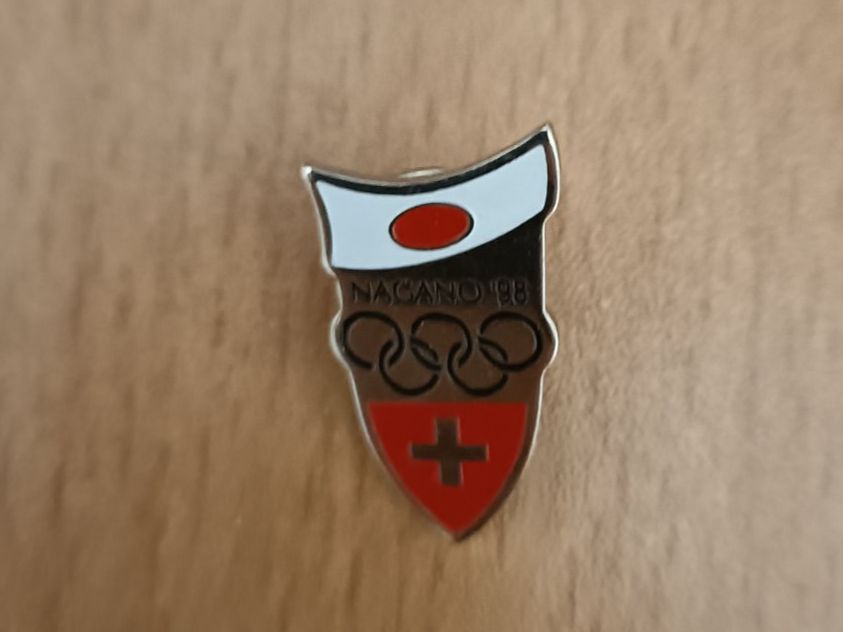Pin Nagano 98 Japan und Schweiz.- Box 13 (Gebraucht) in Köniz für CHF 1 ...