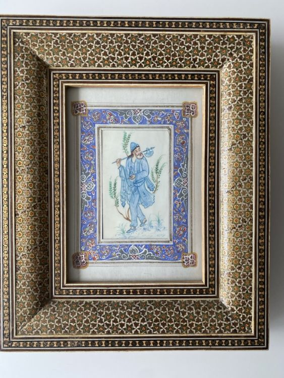 Persische Miniaturmalerei Isfahan, Iran.Persian. Miniatur (Gebraucht) in Lenzburg für CHF 145 ...