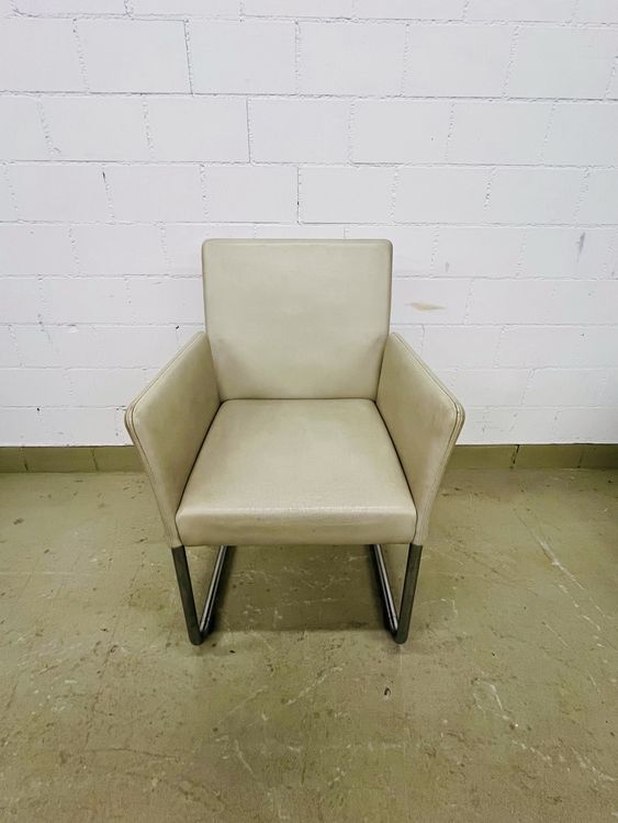 6er Set Walter Knoll Freischwinger Jason"1411"Leder weiss | Kaufen auf Ricardo