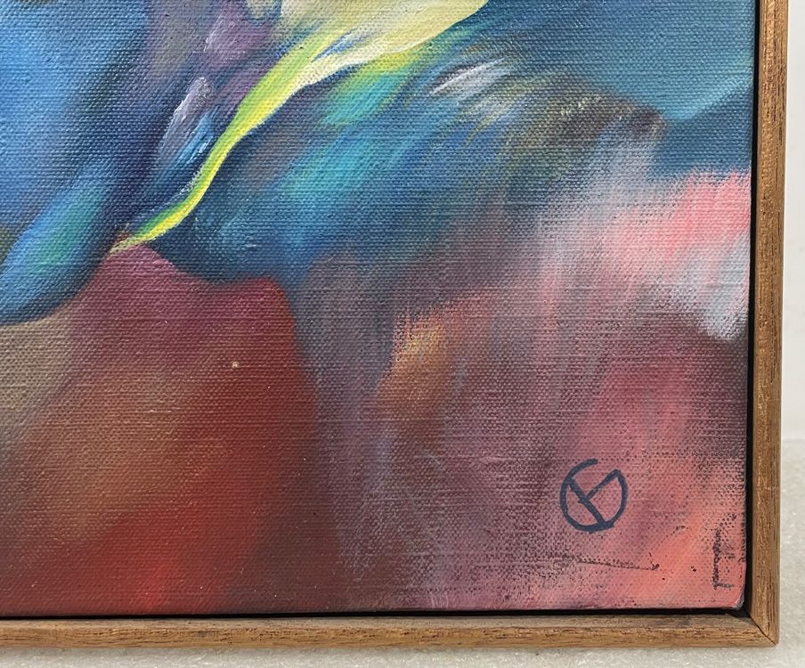 Theo Gerber (1928-1997) grosses Gemälde | Kaufen auf Ricardo