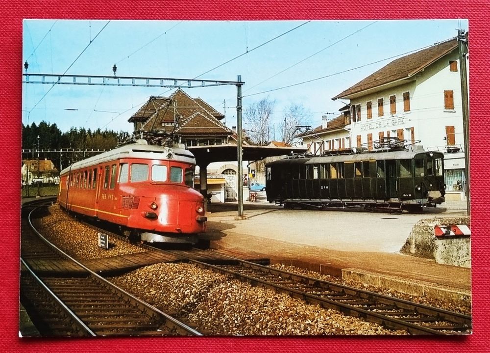 Palezieux - Bahnhof - Hotel Gare - Chemin de Fer GFM et SBB (Gebraucht) in Rothrist für CHF 16.1 ...