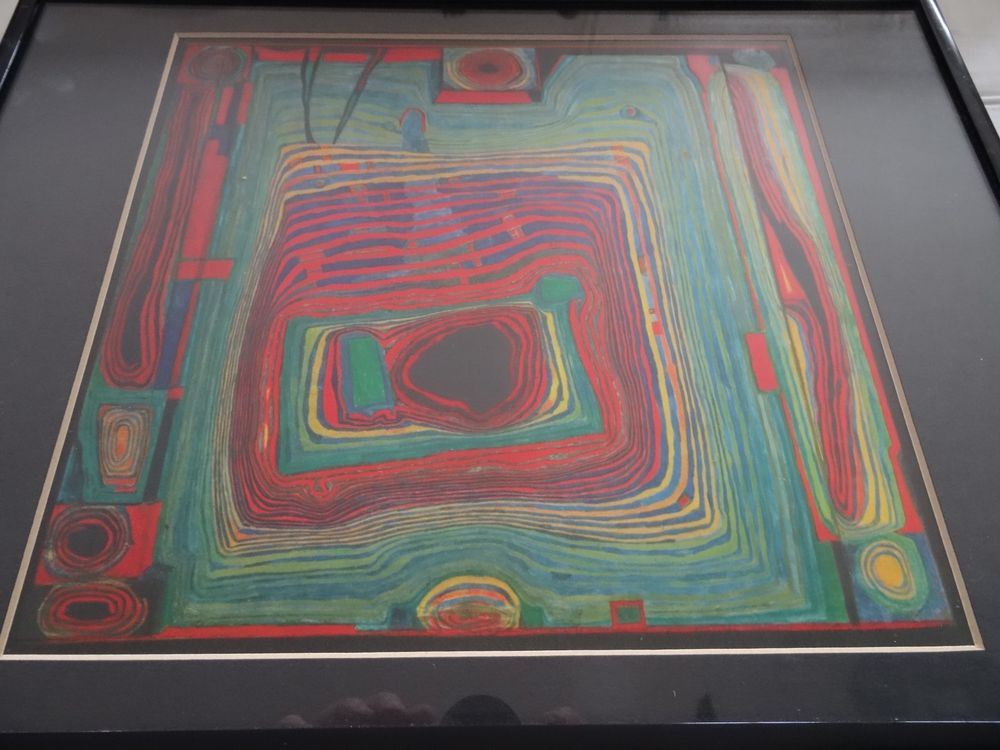 HUNDERTWASSER BILD / DRUCK (Gebraucht) in Büetigen für CHF 20 – nur Abholung auf Ricardo kaufen