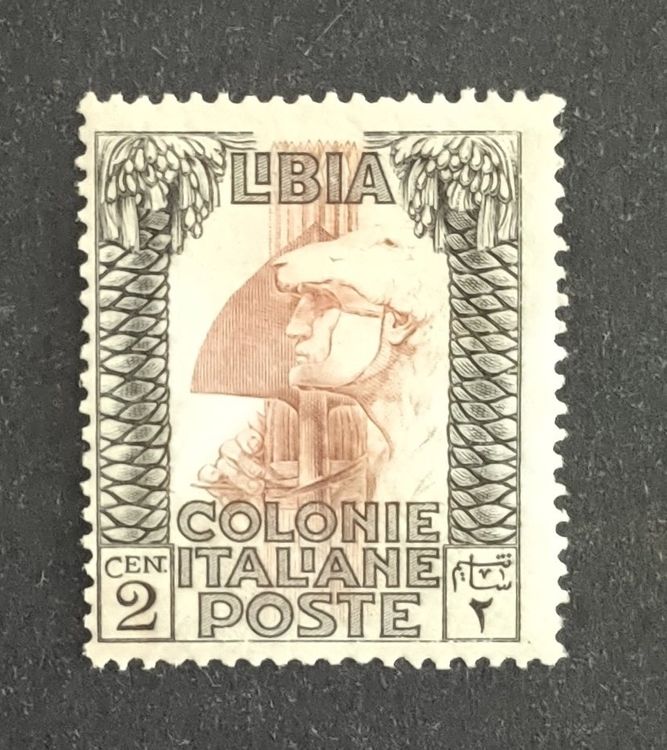 Libyen - Italienische Kolonie 1921-24, 2c. ungestempelt (Gebraucht) in ...