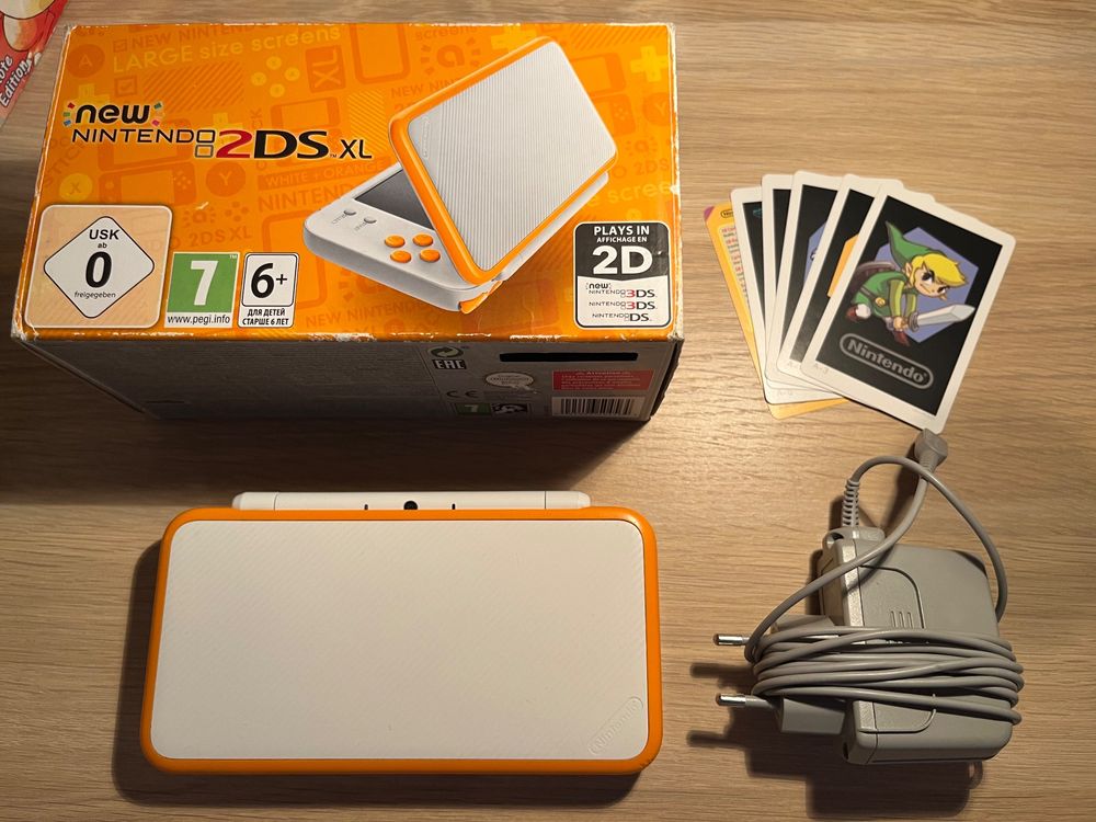 Nintendo New 2DS XL Orange Weiss OVP (Gebraucht) in St. Gallen für CHF ...