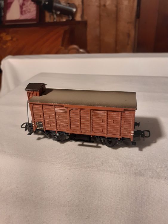 Wagon marchandise Märklin N.316 Nb.2 (Brun) (Gebraucht) in plan-les ...