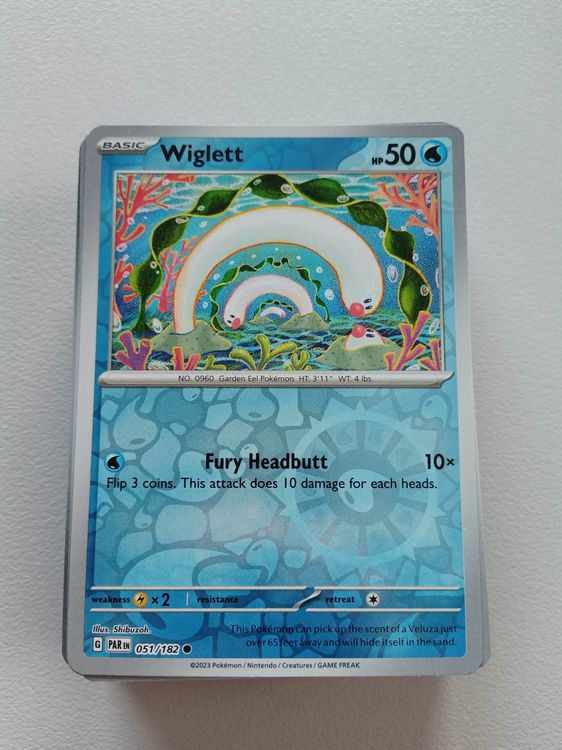 Wiglett Reverse Holo - Paradox Rift Pokemon | Kaufen auf Ricardo