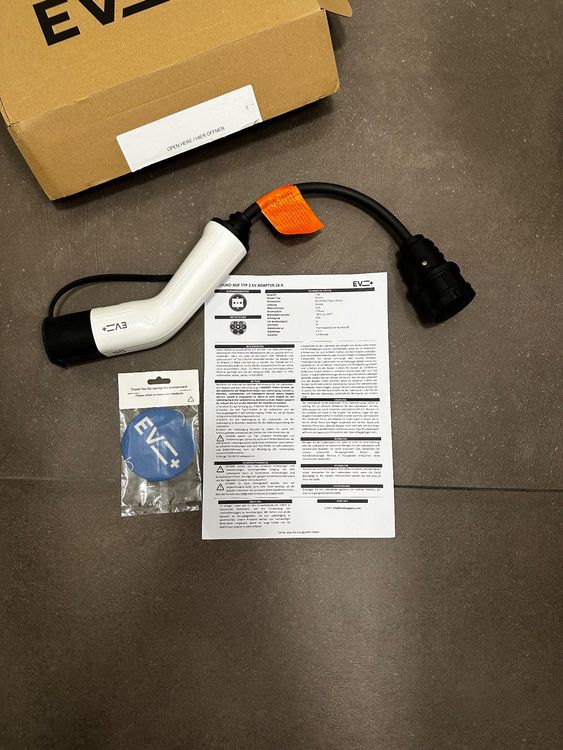 EV + Adapter für Elektrofahrzeug Ladekabel - Typ 2 IEC 62196 | Kaufen ...