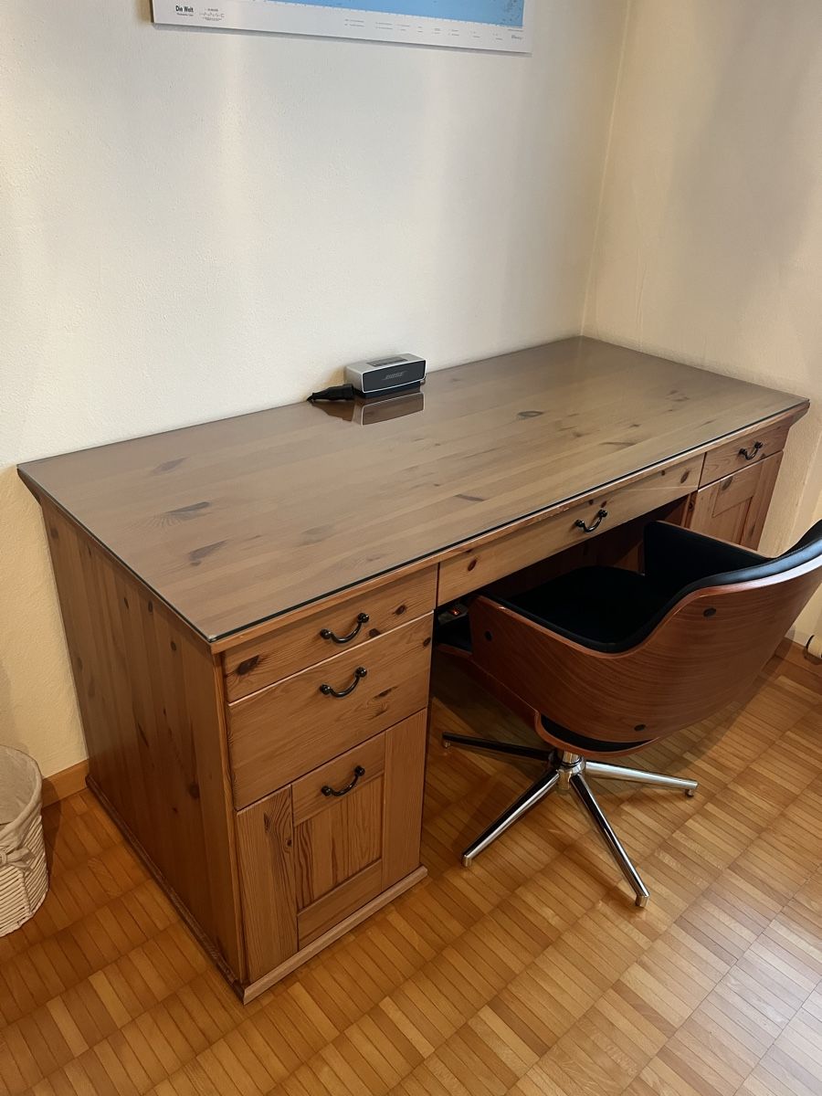 Wunderschone Schreibtisch Holz Ikea Fotos