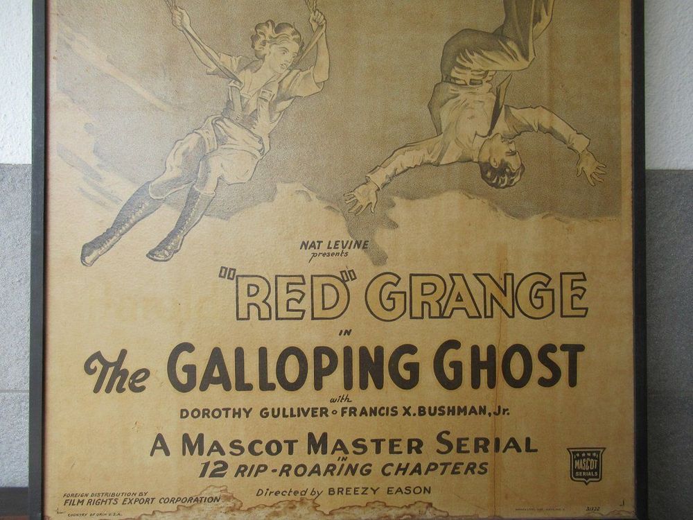 The galloping ghost Poster von 1931 (Gebraucht) in Flums für CHF 499 – mit Lieferung auf Ricardo ...