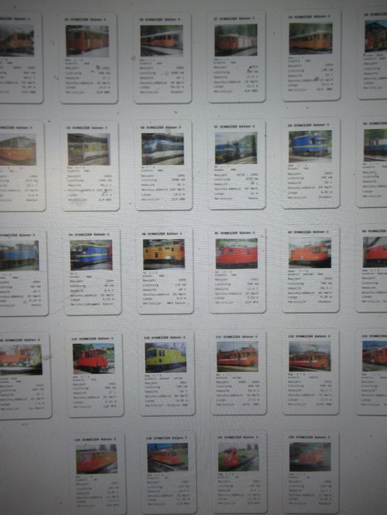 Schweizer Bahnen III Quartett 52 Karten (Neu und originalverpackt) in Herznach für CHF 32 – mit ...