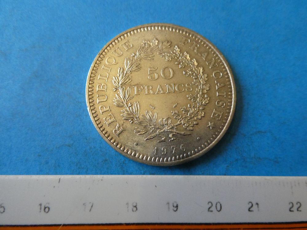 Frankreich 1976 50 Francs - Silber .900 29.94 g (Gebraucht) in ...