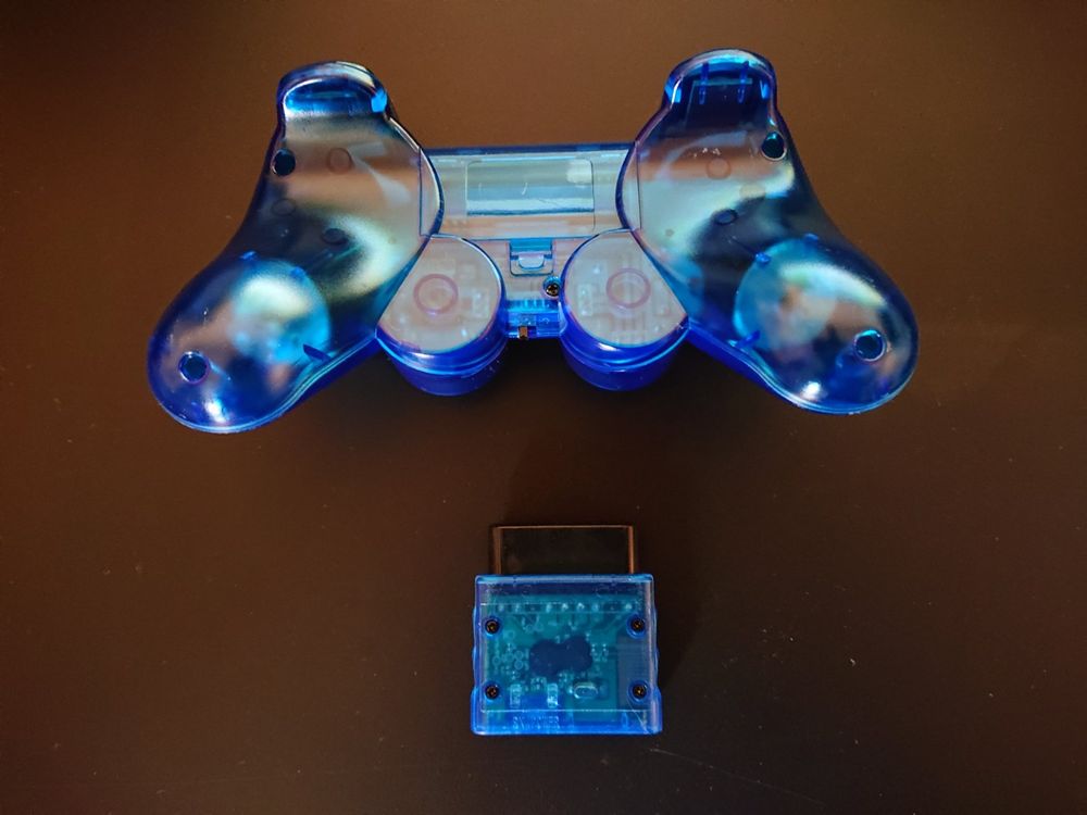 NEU - Playstation 2 PS2 - Wireless Controller - Blau Blue (Neu und ...