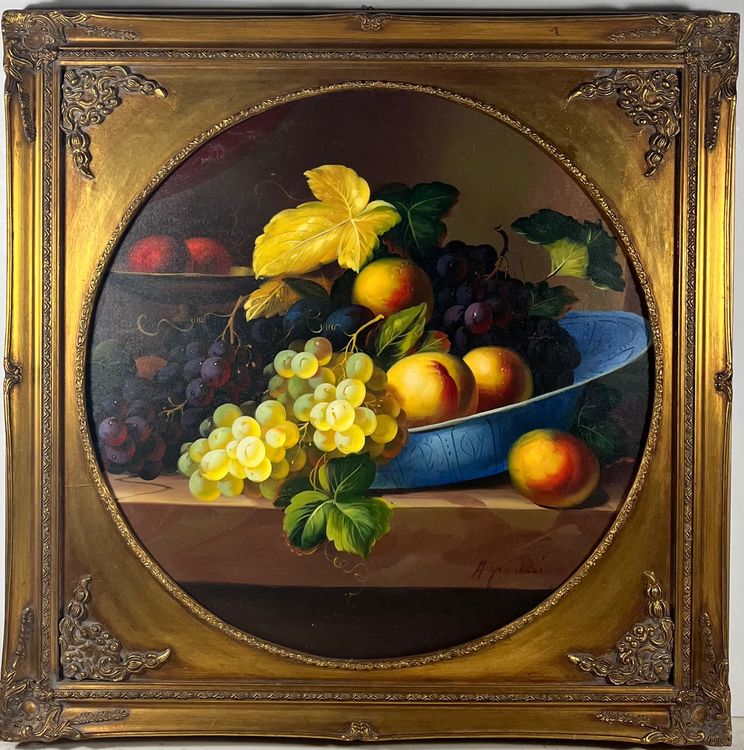 Grosse Stilleben Gemälde mit Früchten, Unl. Sig. (Gebraucht) in Root für CHF 509 – mit Lieferung ...
